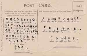 The Edwardian Code: A Postcard with a Secret Message – History Geek
