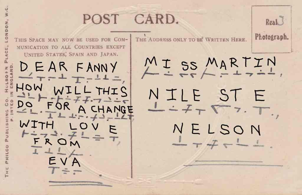 The Edwardian Code: A Postcard with a Secret Message – History Geek